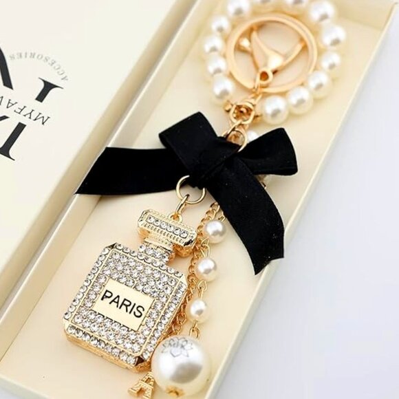 Accessories | Perfume Pearl Keychain Bag Charm | Poshmark